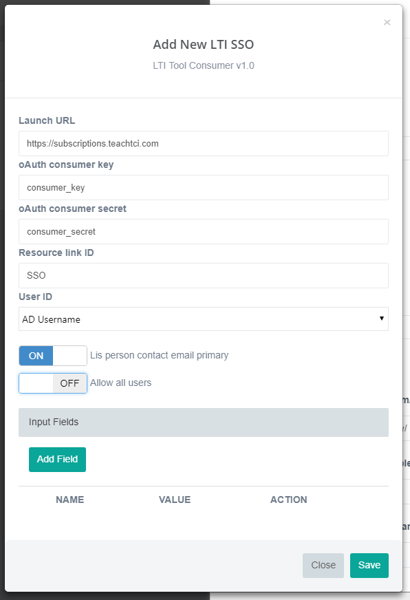 Set up LTI SSO with ClassLink (Admin)