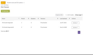 Set up TCI's Google Classroom Integration