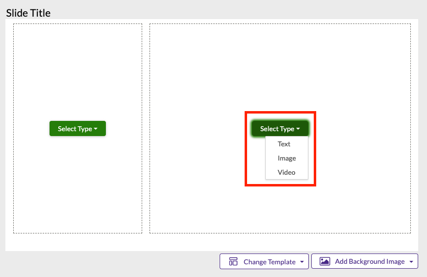 How to Use the Slide Builder Tool