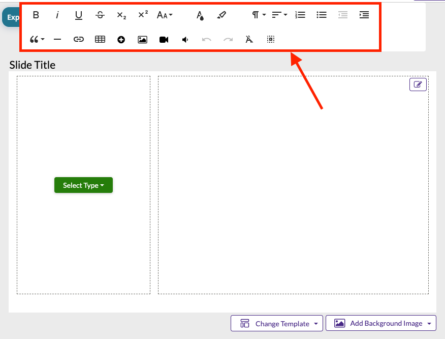 How to Use the Slide Builder Tool