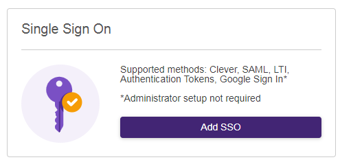 Set up SAML Single Sign-On