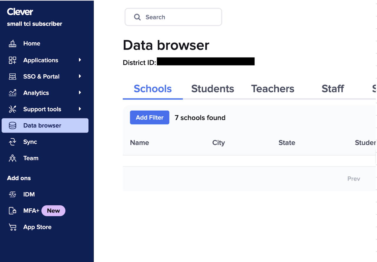Find Your District's Clever ID