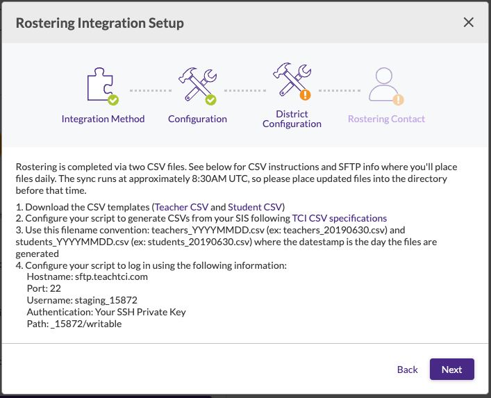 Set Up Auto-rostering with CSVs