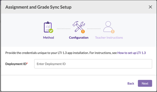 Set up LTI 1.3 SSO and Grade Sync with Schoology (Admin)
