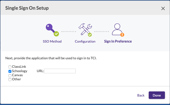 Create TCI LTI Credentials