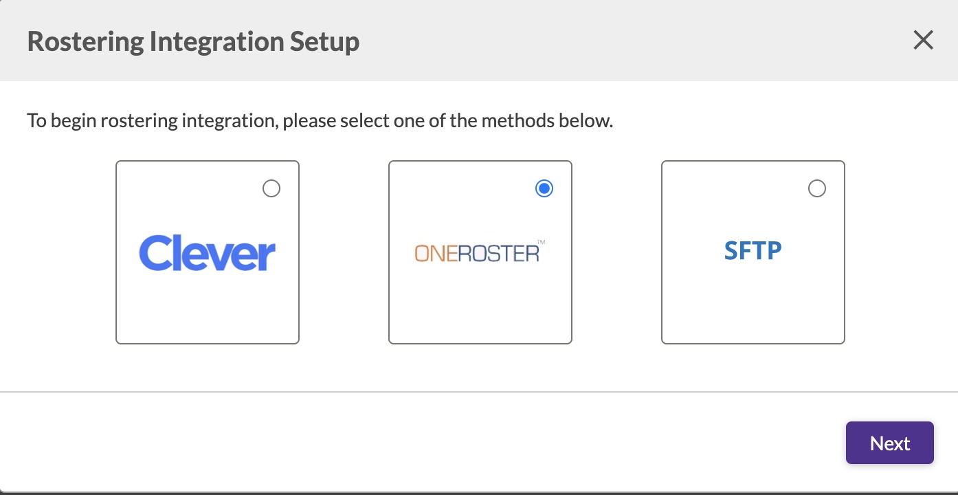 Set up OneRoster API for TCI