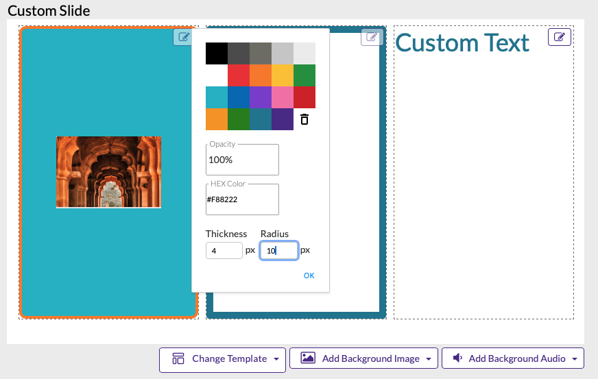 How to Use the Slide Builder Tool